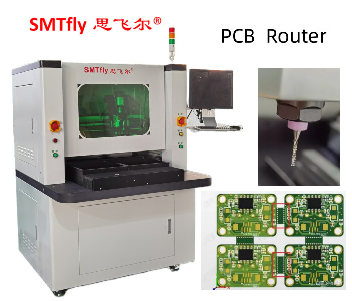 PCB Router Machine 150W 3.5mm Thick Cnc Machine For Pcba Making / Cnc ...