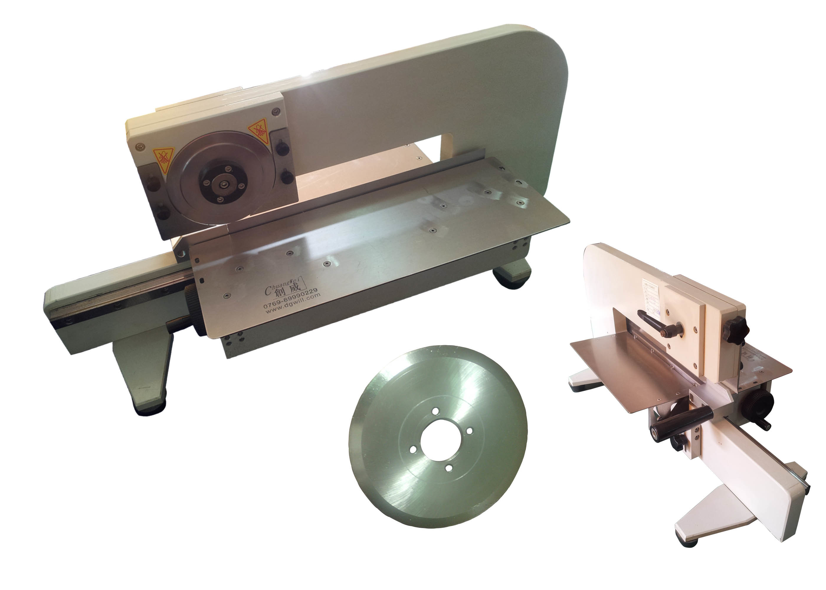 Fr4 Hand Push Moterized PCB Separation Machine Cutting 330mm