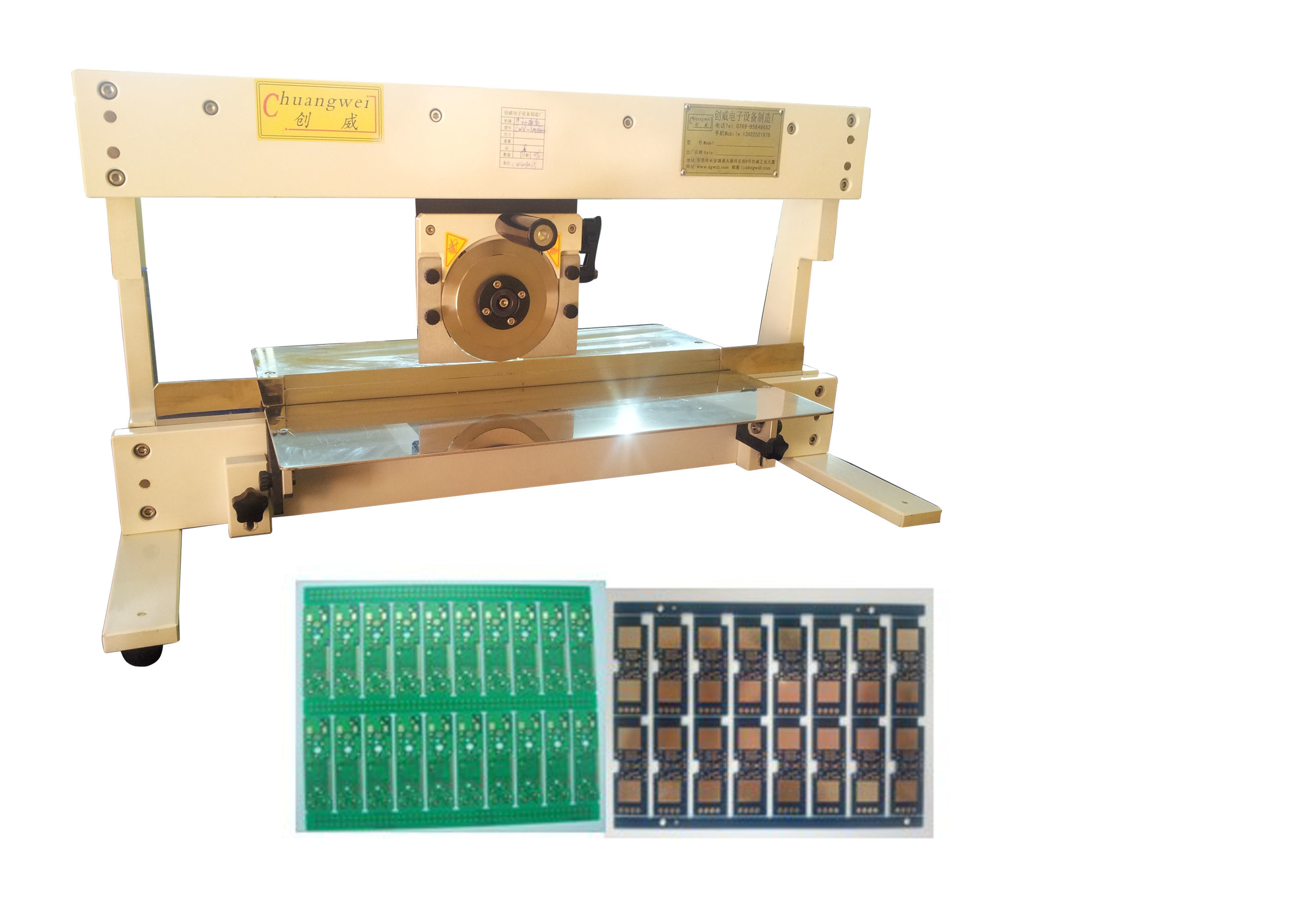 Manual Pcb Separator Machine For Led Panel, Circular & Linear Blade Pcb ...