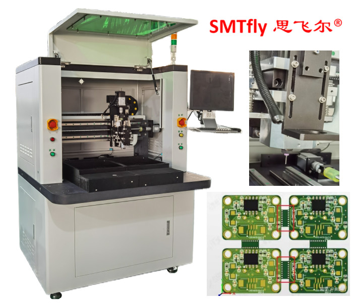 Stable PCB Router Machine with Double Working Tables for Production
