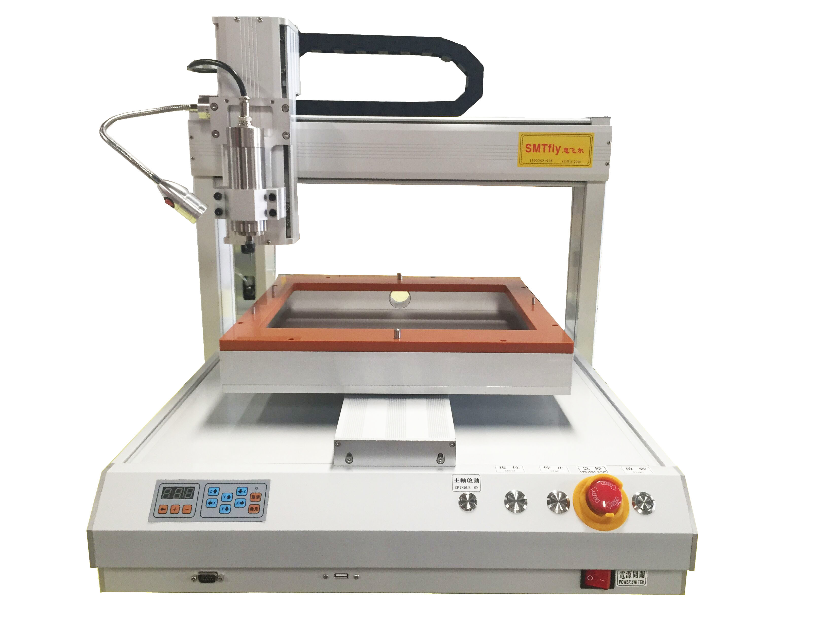 Desktop Single Bench PCB Router Machine with 500mm/s Positioning Speed ...