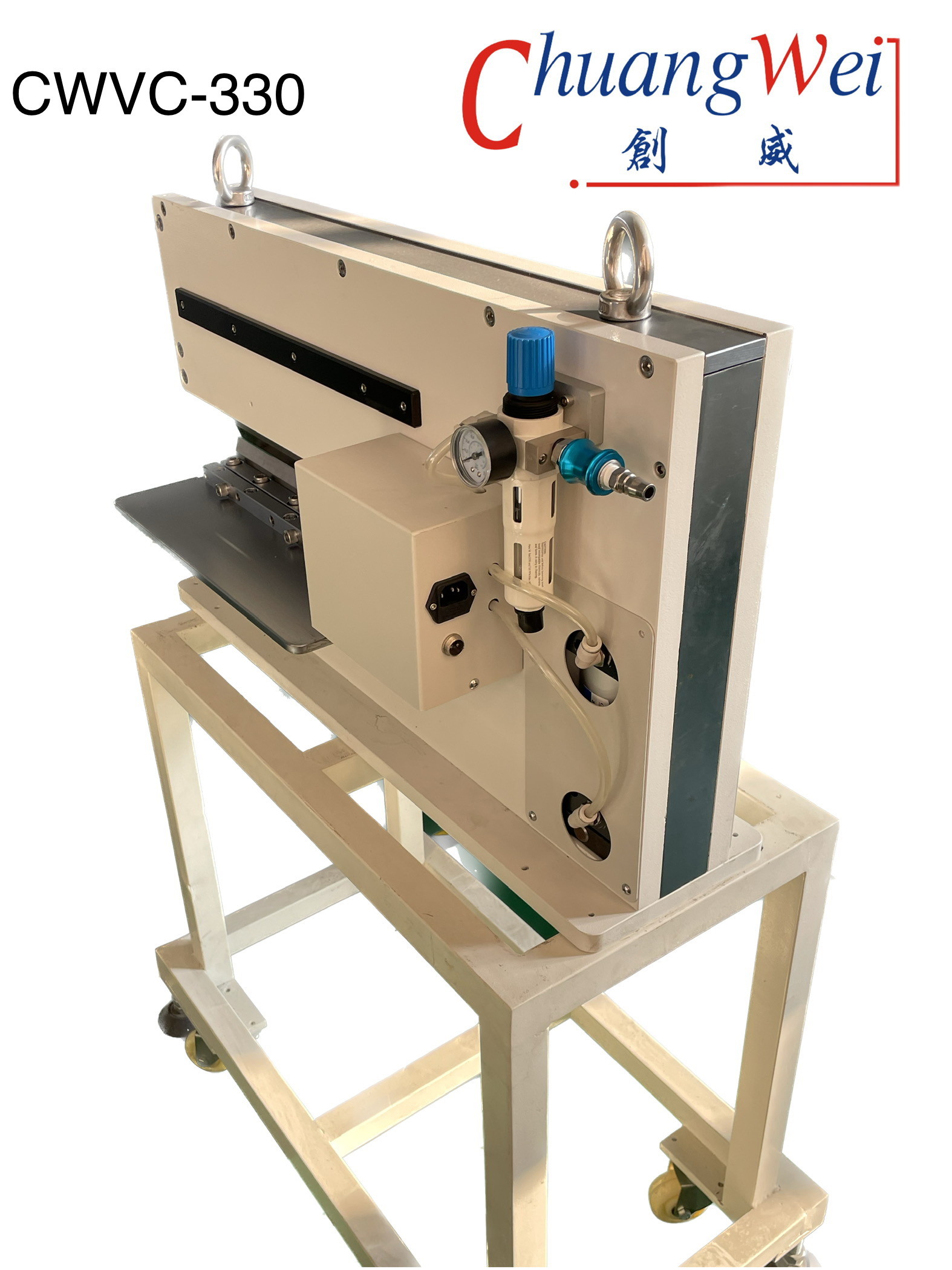 CE ISO Pneumatic V-groove PCB Depanelizer for 330mm PCB,PCB De-panel