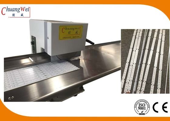 Pizza Wheel Motorized V-Cut LED PCB Depanel Machine with Two Round Blades