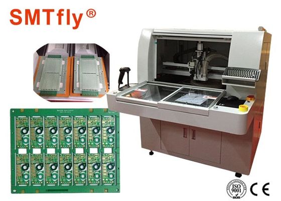 110V FR4 PCB Depaneling Router Machine with 3KW Vacuum Cleaner